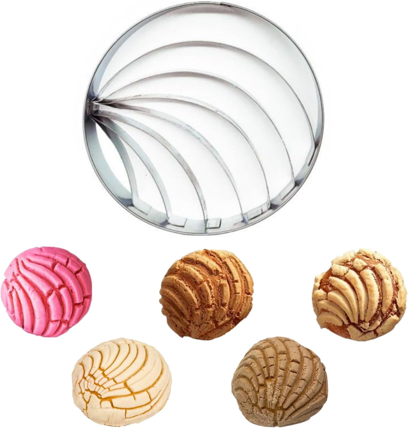 XD5-Concha Cutter Sturdy Concha Stamp Concha Mold 4.1 Inch Stainless ...