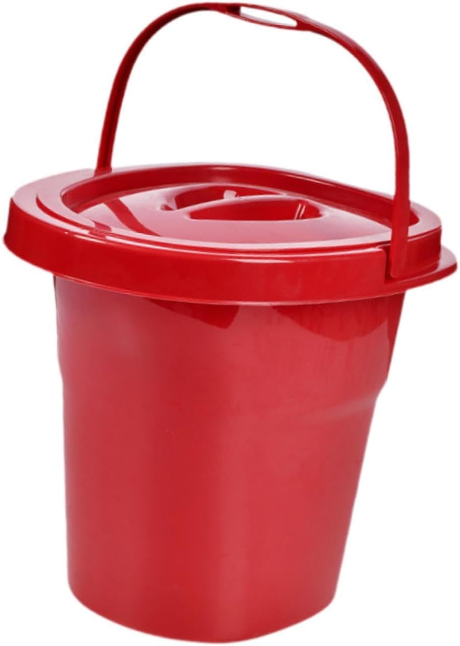 XD5-Elderly Urinal Spittoons with Handle and Lid Heavy Duty Pee Container Potty for Bedroom ...