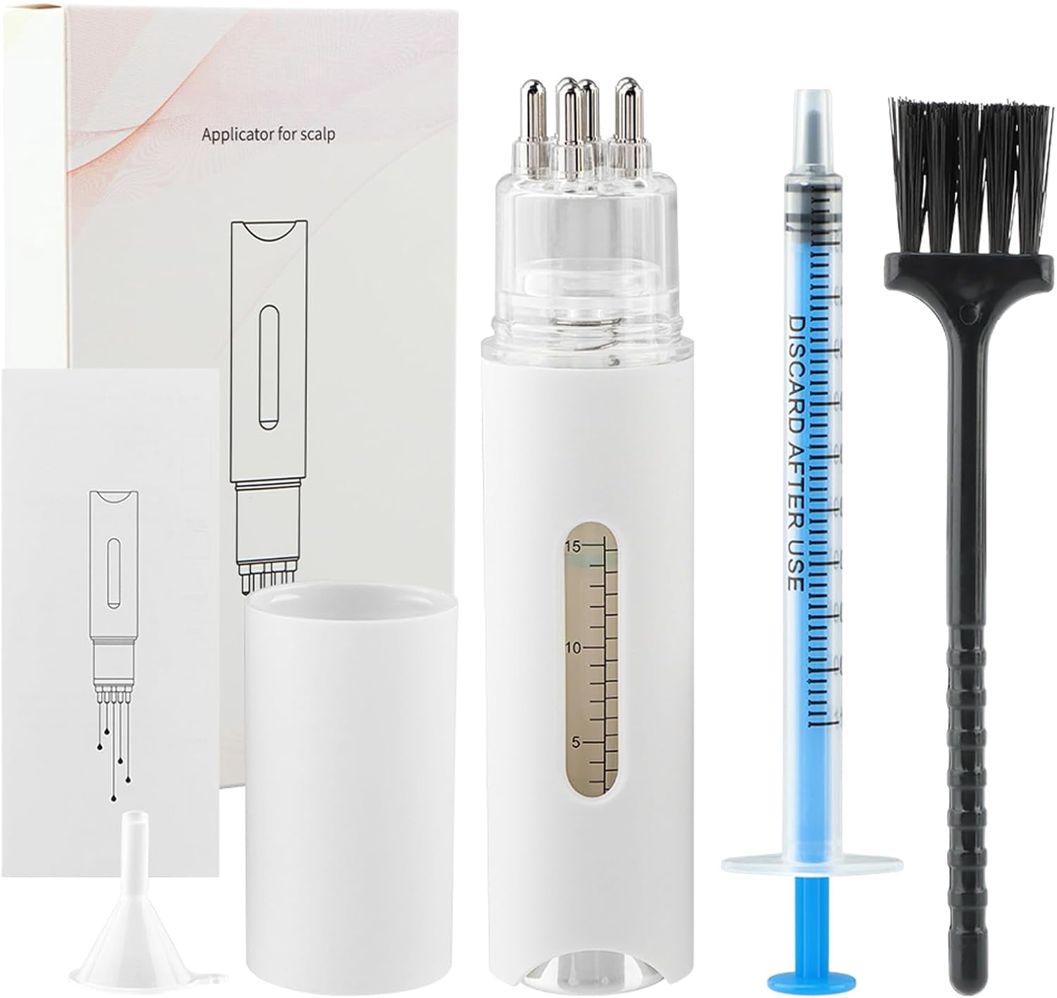 XD5-Hair Oiling Applicator & Scalp Oil Applicator, 15ml With Scale ...
