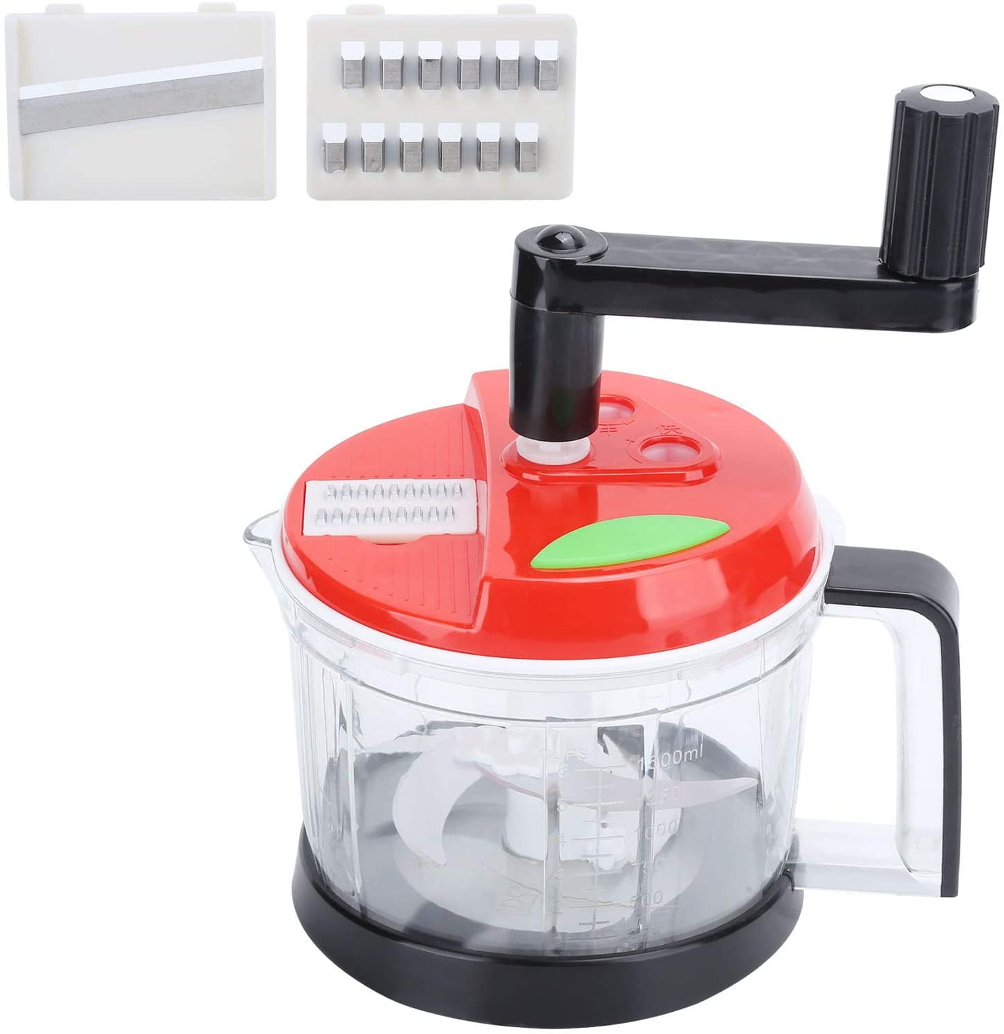 CD5-Hand Food Chopper, Vegetable Quick Chopper Manual Food Processor ...