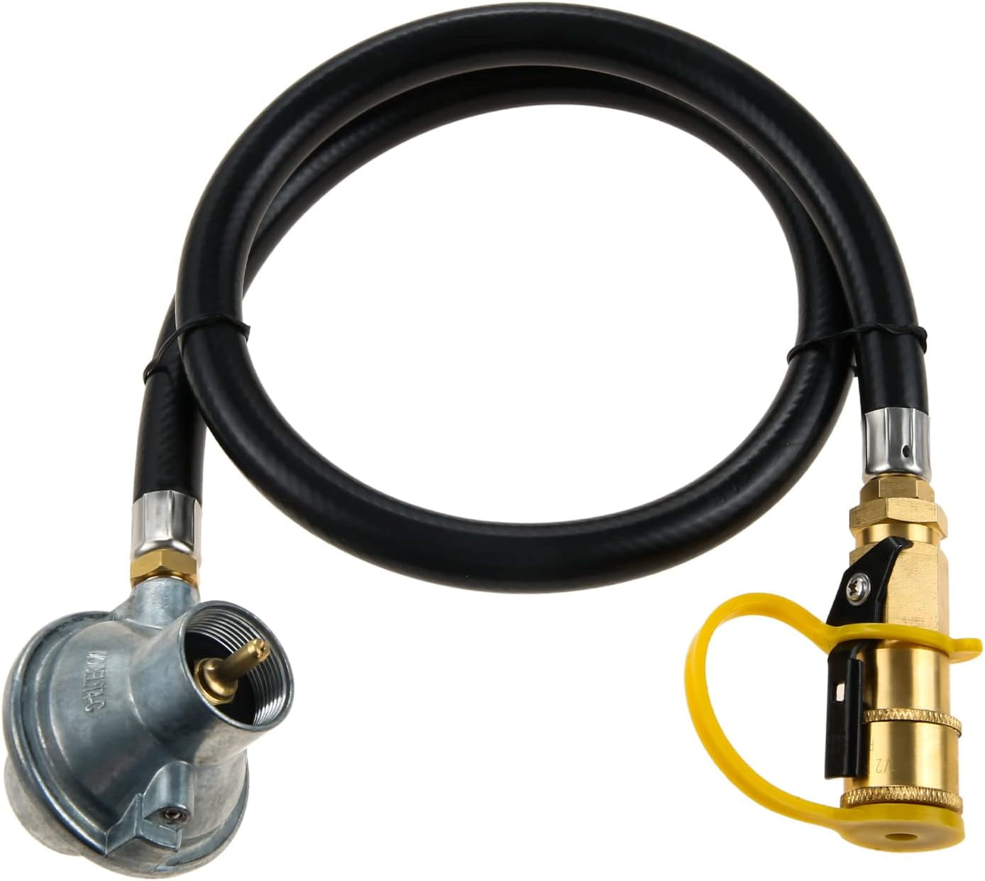 XD5-Low Pressure 1LB Propane Tank Gas Regulator Valve with 1/4'' Quick ...