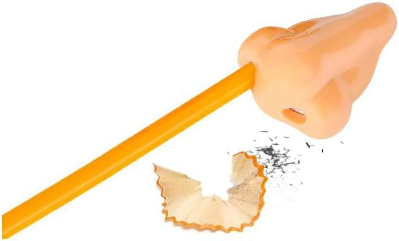 XD5-Mini Pencil Sharpener, Funny Nose Design, Orange, Plastic, Manual ...