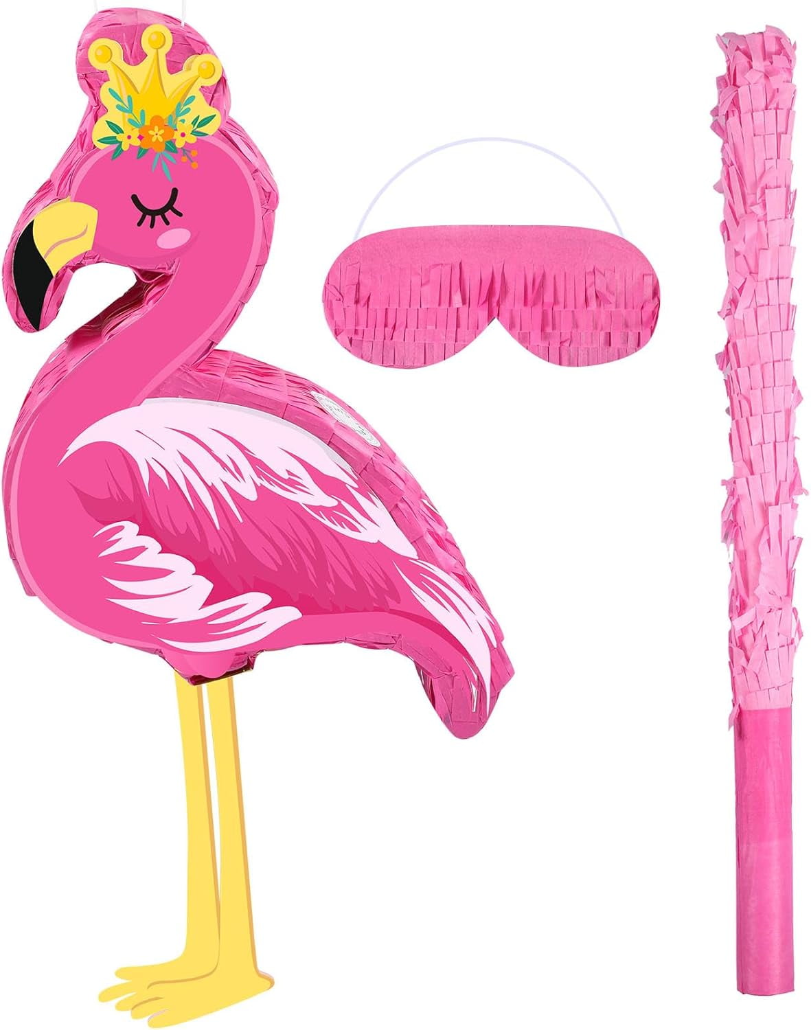 XD5-Pink Flamingo Piñata Tropical Party Supplies Small Hawaiian ...