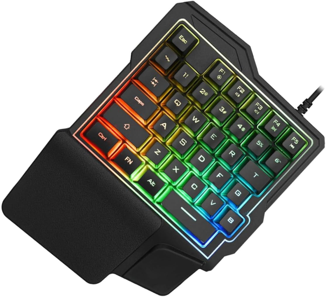 XD5-Portable Gaming Keyboard Backlight 40 Key E-Sport Keyboard for ...