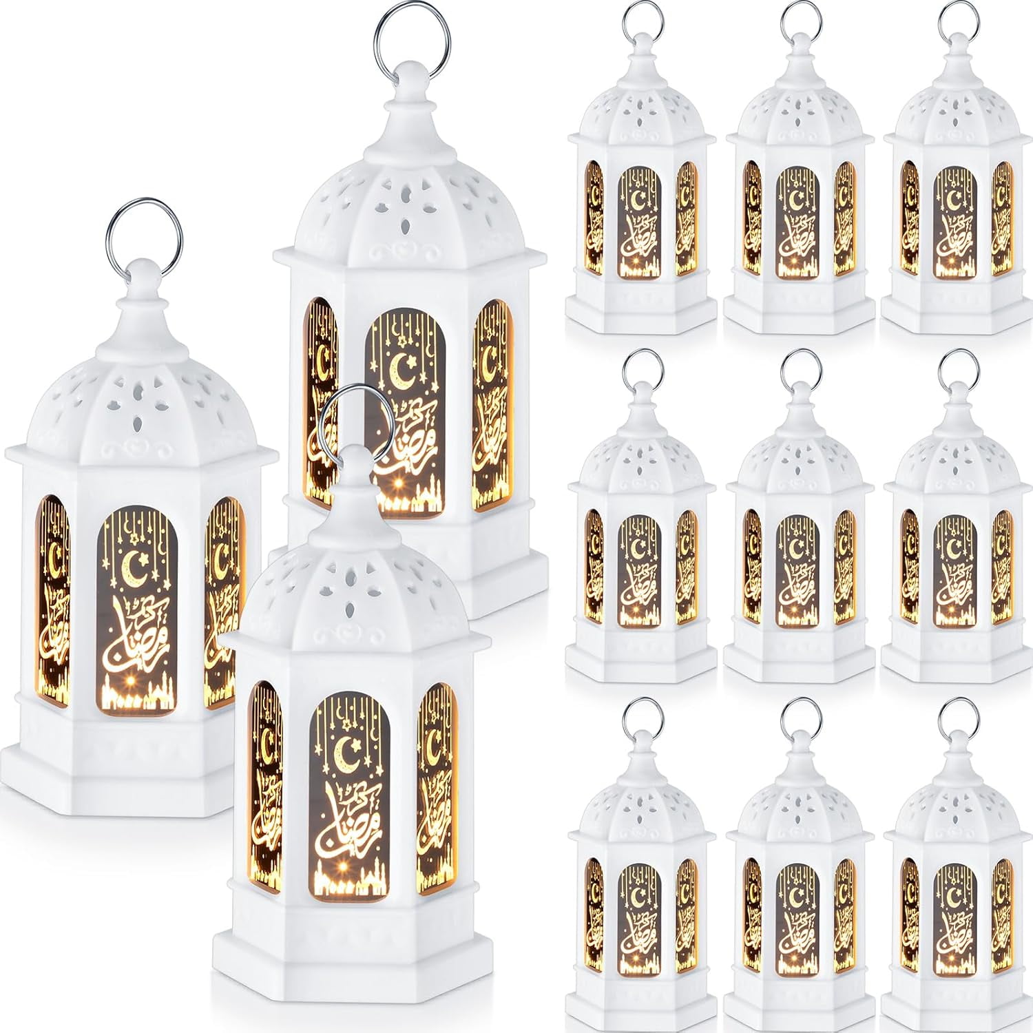 XD5-Ramadan Lantern Lights LED Mini Eid Mubarak Lantern Gifts, Ramadan ...