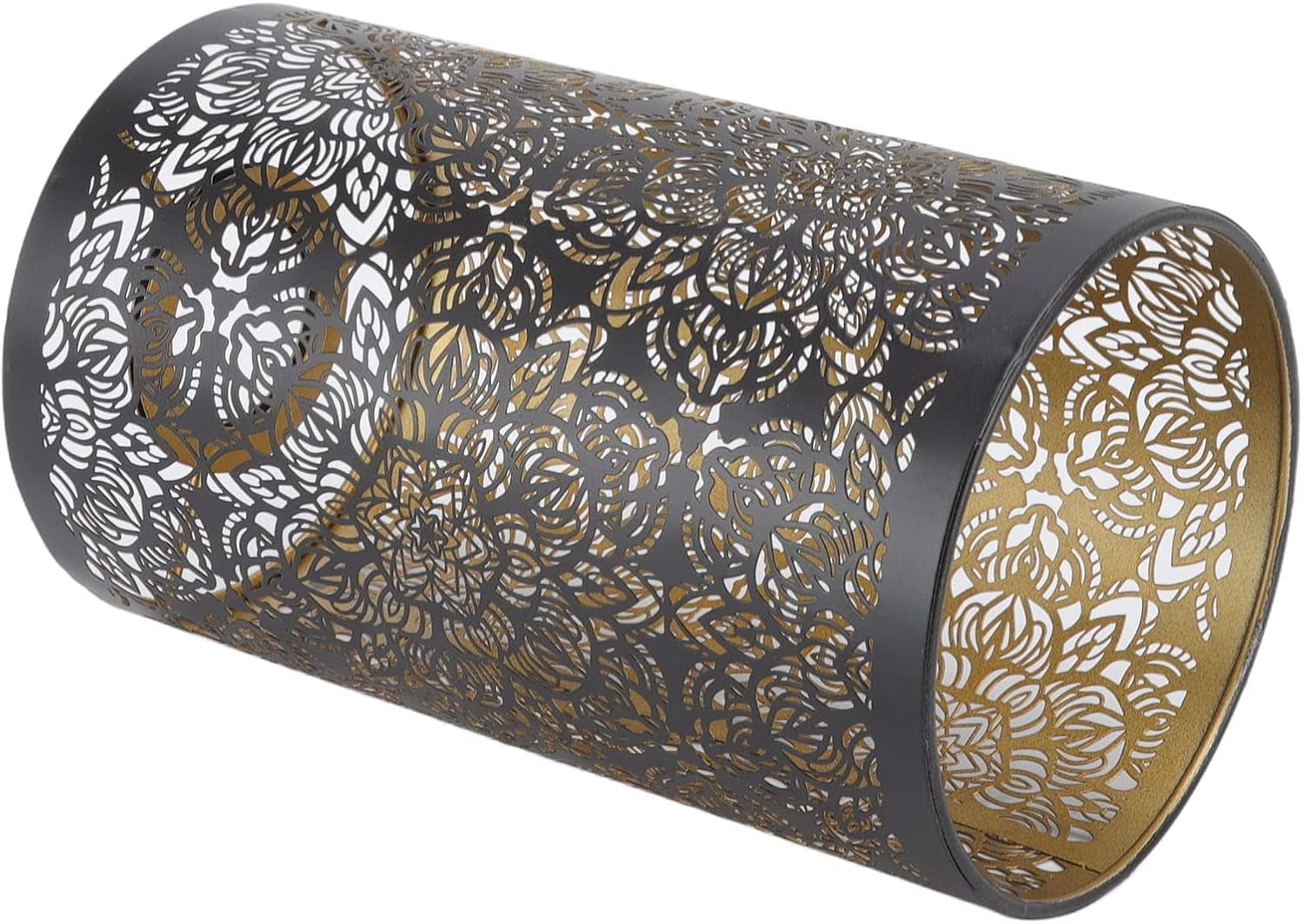 XD5-Round Lamp Shade, E26 E27 Hollow Metal Lampshade Modern Lamp Shade ...