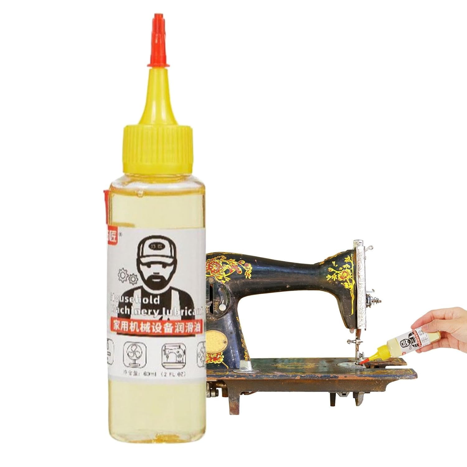 XD5-Sewing Machine Oil, Needle Oiler, 60ml Multifunctional Lubricating ...