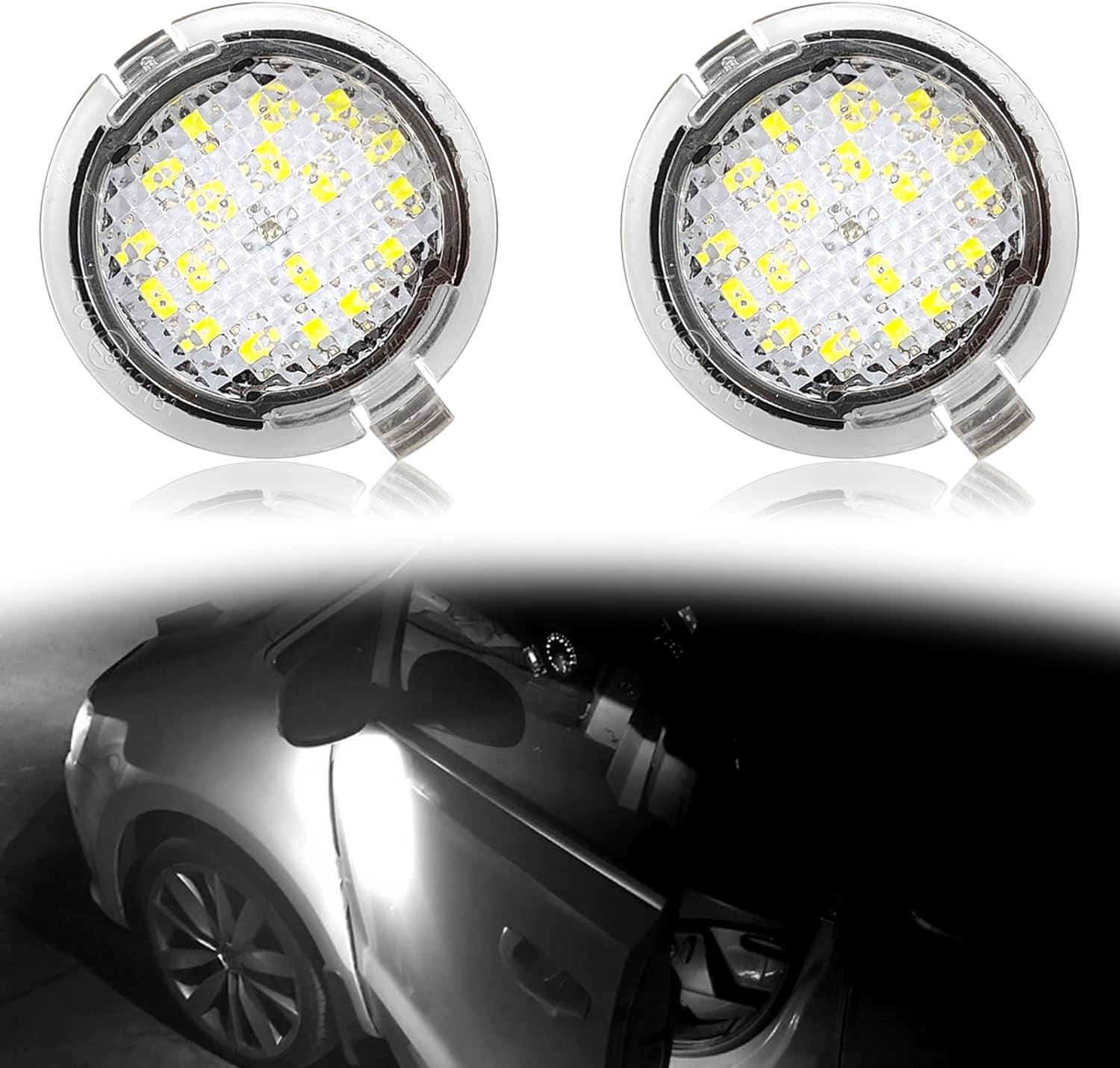 XD5-Side Mirror Puddle Lights Assembly, Compatible with Ford F150 ...