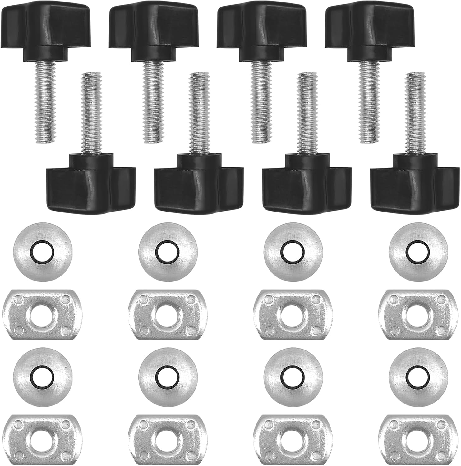 XD5-Universal Hard Top Quick Removal Fastener Thumb Screw and Nut Kit ...