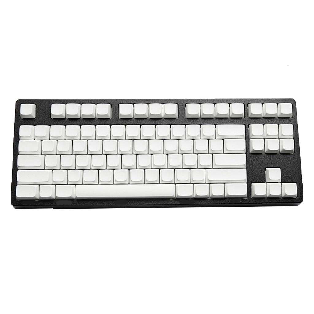 XDA Height 87 Key Blanks Keycaps Minimalists White PBTs Materials for ...