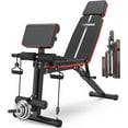 XDDIAS Weight Bench, Adjustable Strength Training Bench for Full Body ...