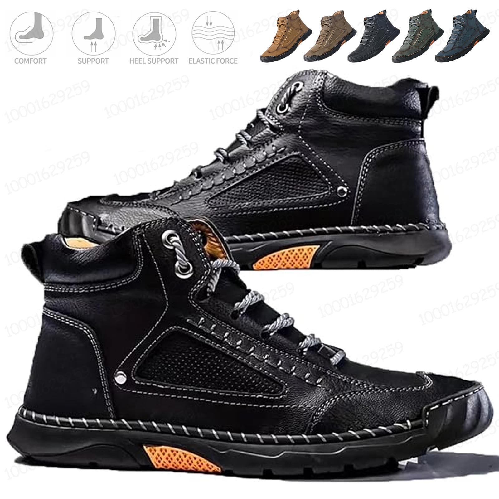 XDDLITP Cryonessa Leather Boots for men Cryonessa Comfortable Handmade ...
