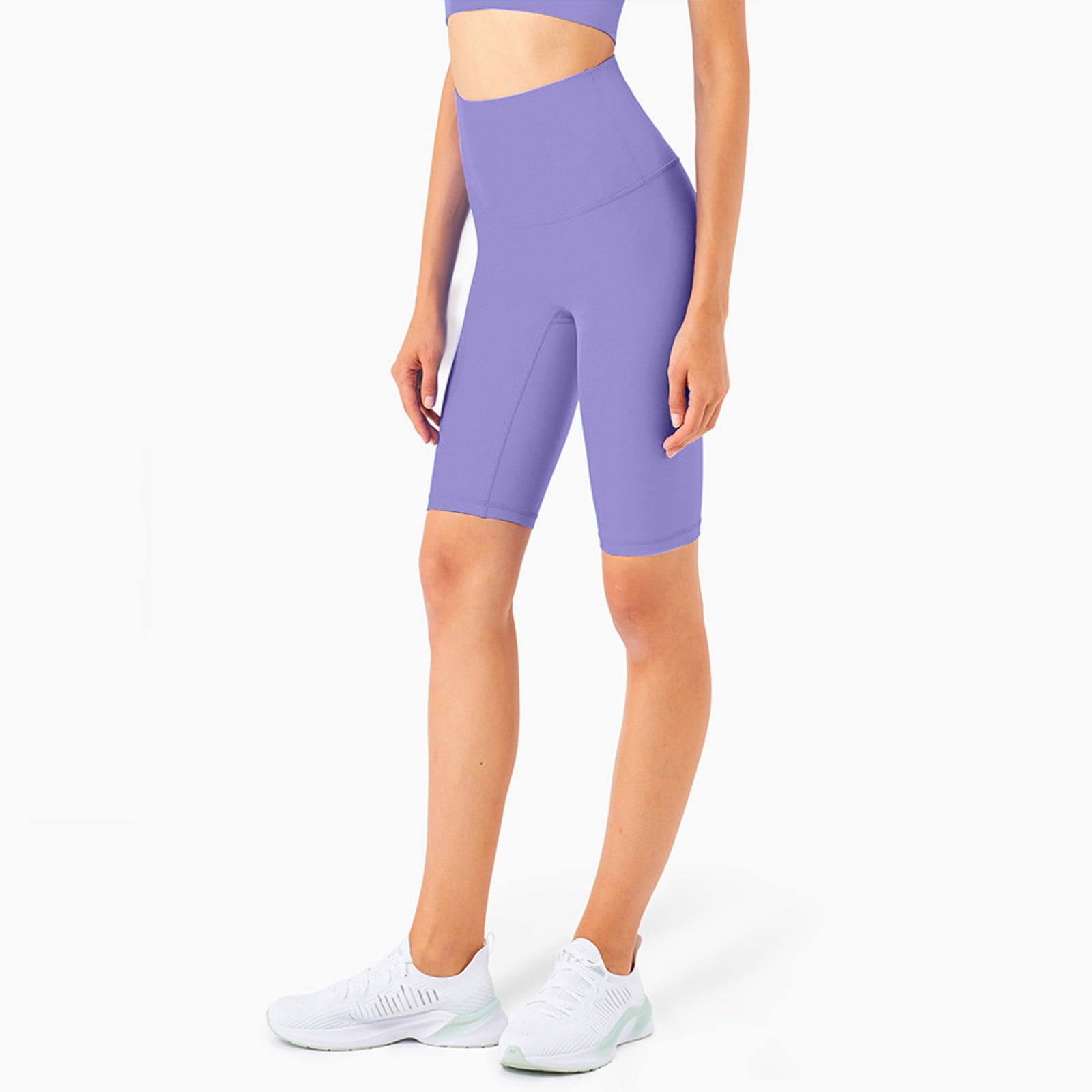 XDDLITP Lounge Yoga Shorts for Women High Waisted Tummy Control Short ...