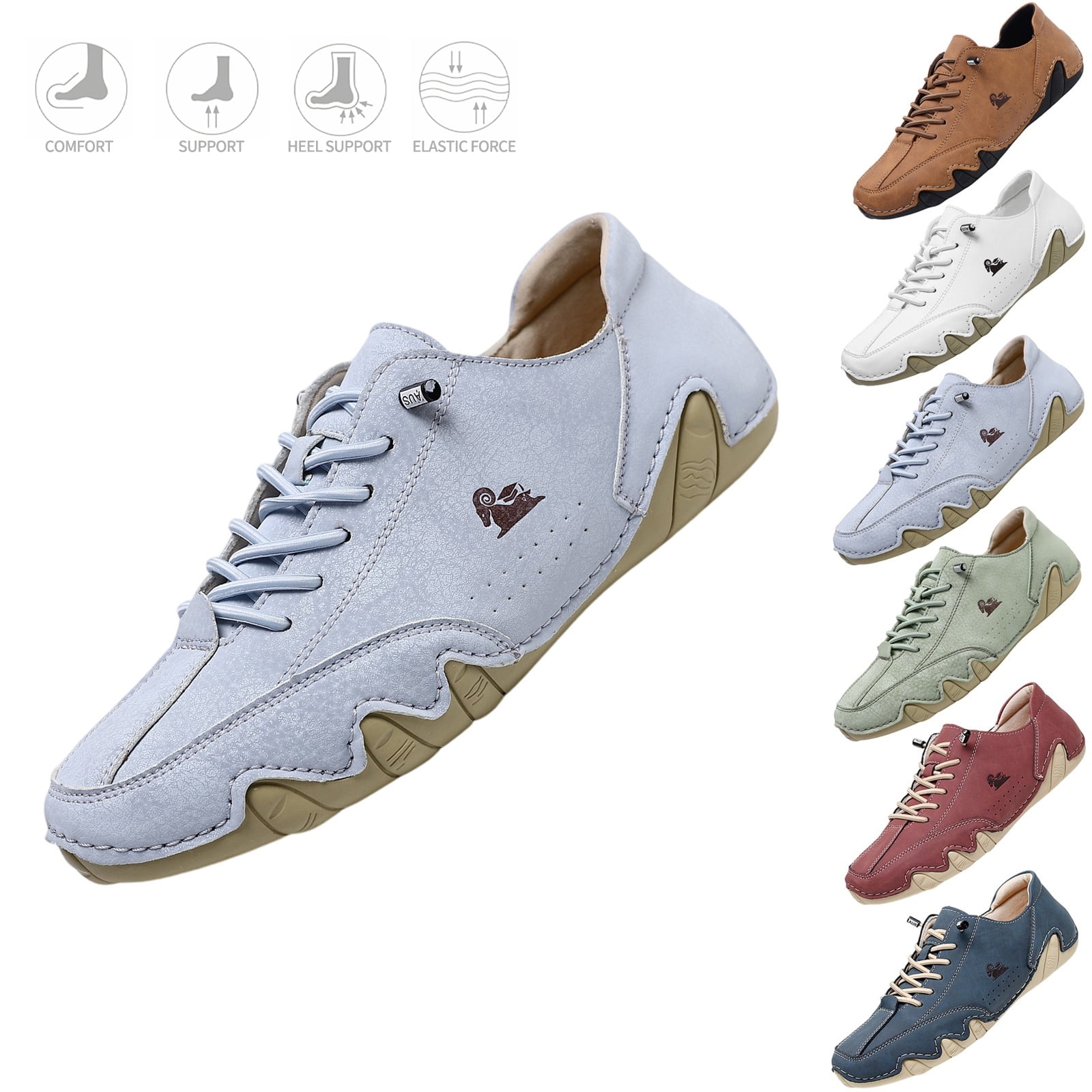 XDDLITP Men & Women Orthopedic Boots Arch - Supporting Leather - Made ...