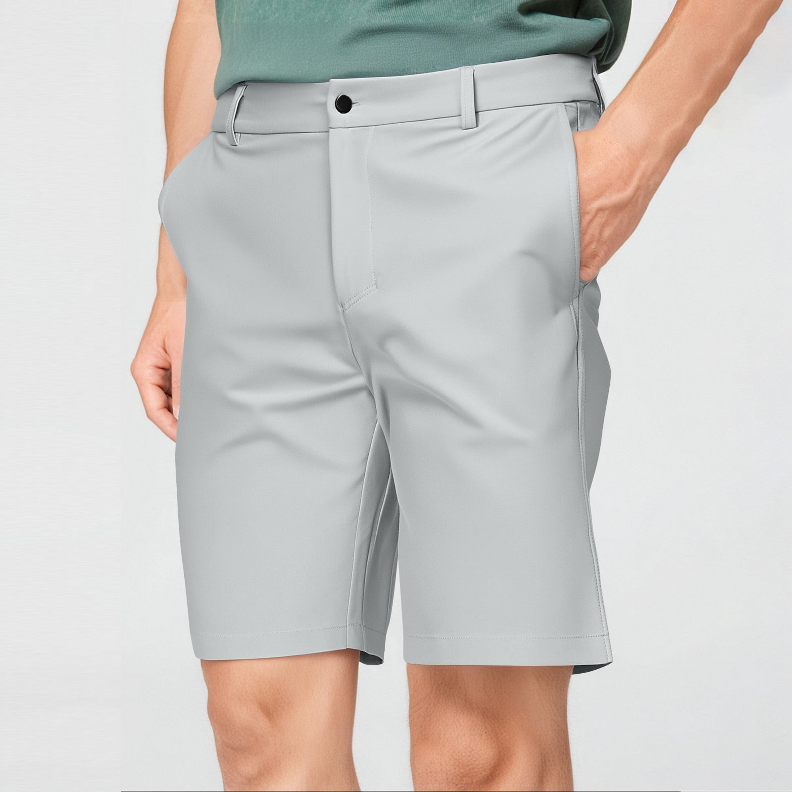 XDDLITP Men's Cargo Shorts 9" Expandable Waist Hiking Baggy Lightweight ...