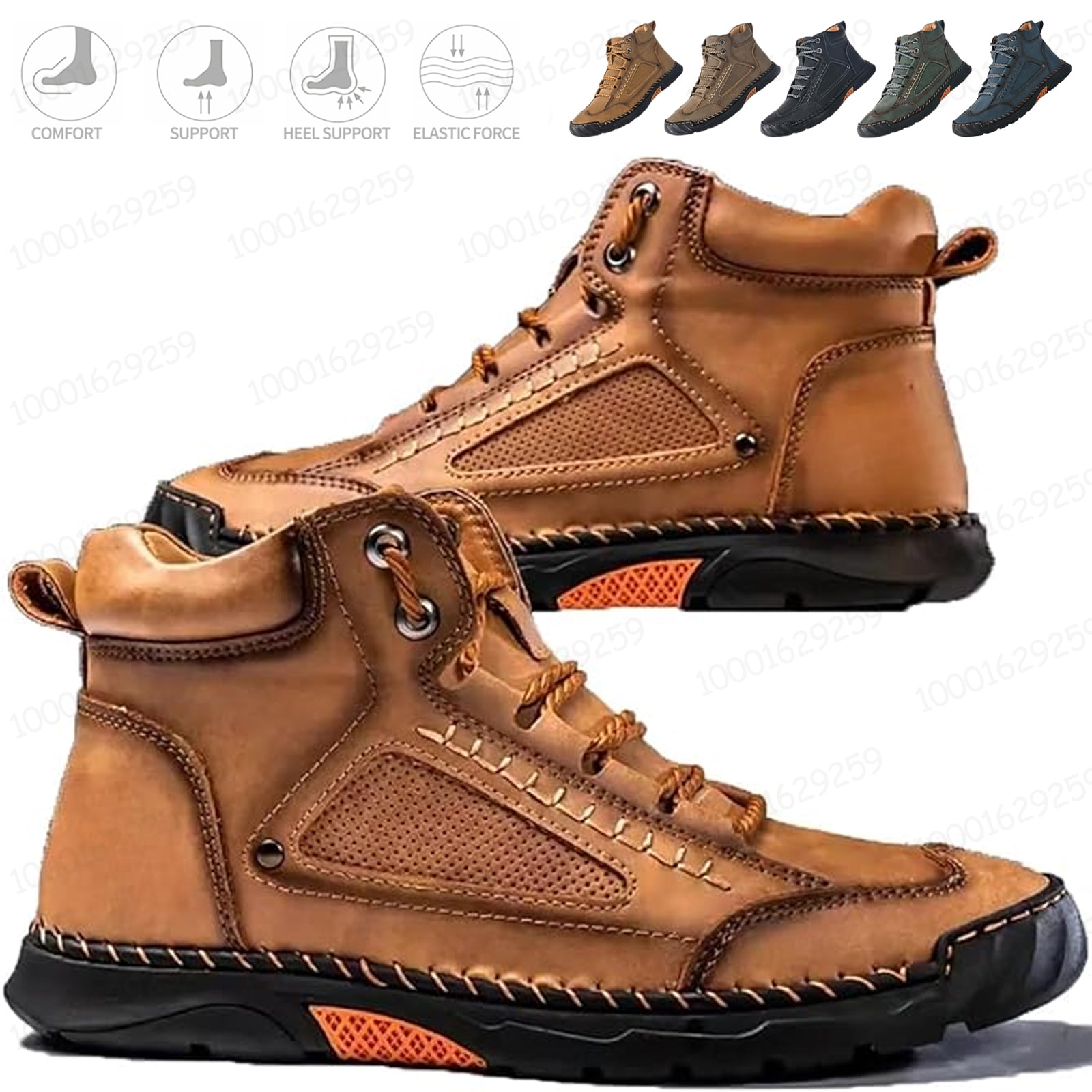 XDDLITP Mens Boots Cryonessa Leather Boots Cryonessa Comfortable ...