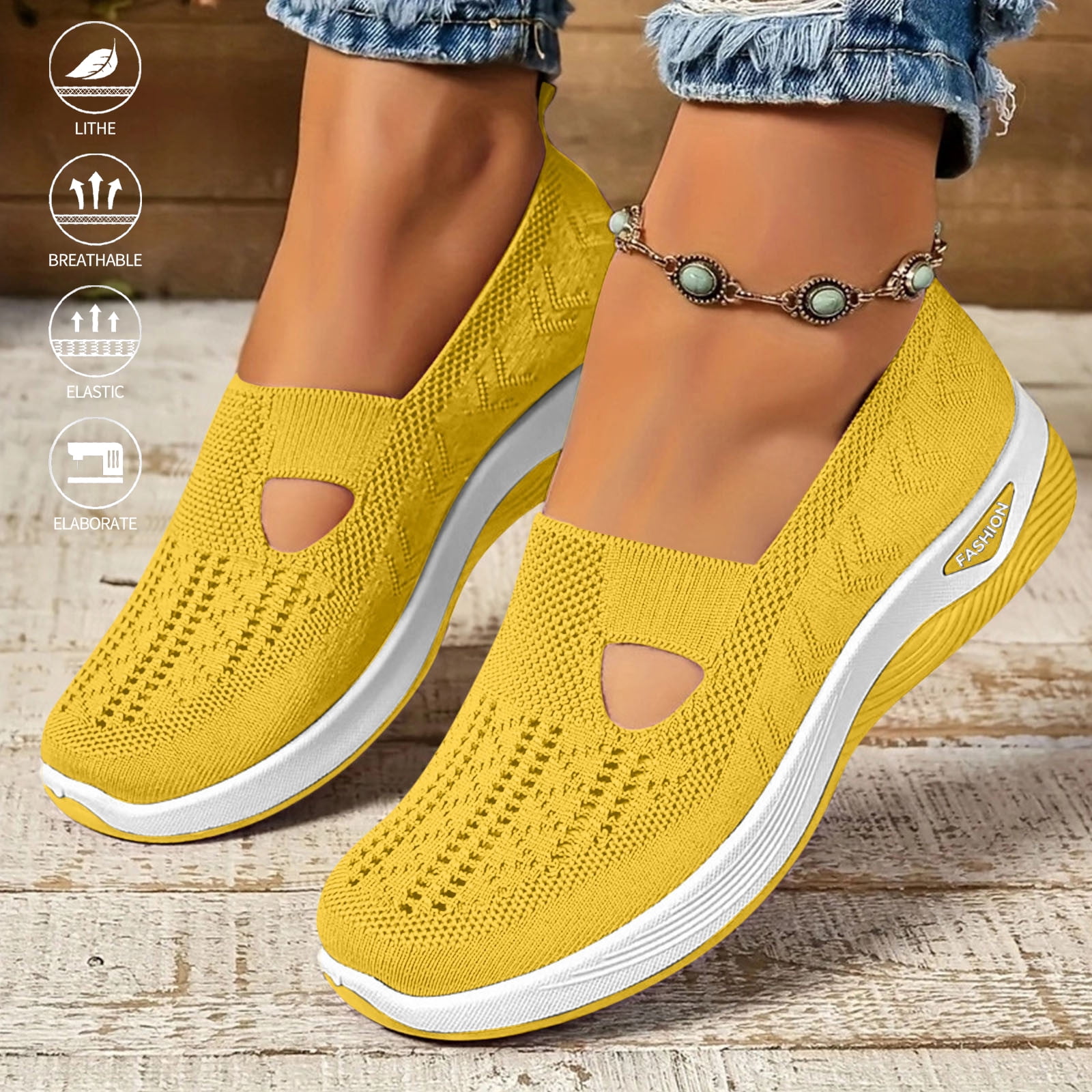 XDDLITP Orthowalk Shoes for Women Orthopedic Arch Support Woven Mesh ...