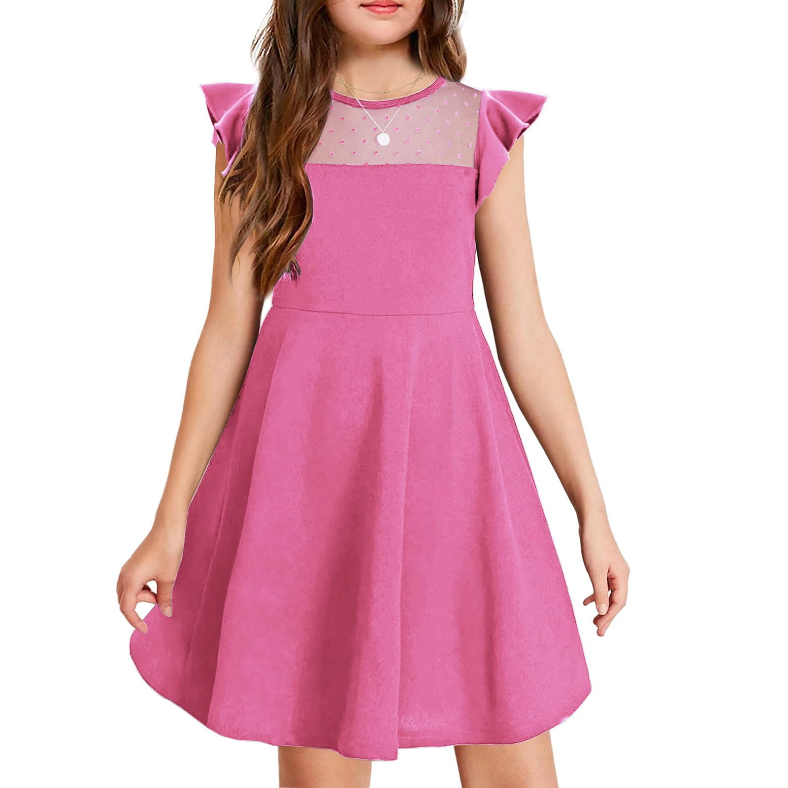 XDDLITP Tween Girls Dress Size 3-12 Party Dance Graduation Dresses ...