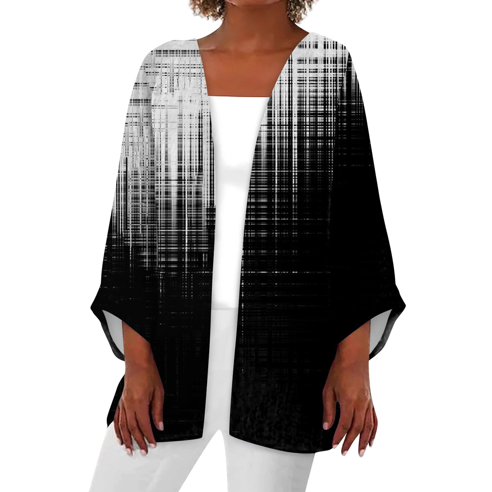 XDDLITP Women's Lightweight Cardigan Sweaters 3/4 Sleeve Cardigans for ...