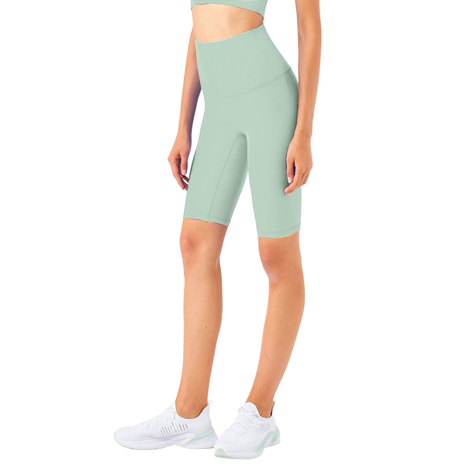 XDDLITP Womens Lounge Yoga Shorts Tummy Control High Waist Short ...