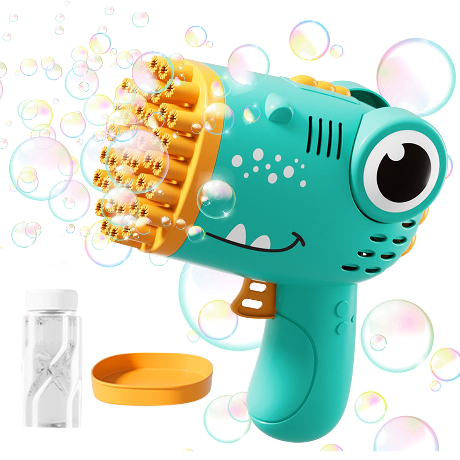 XDDST 1 Bubble Machine with 1 BottlesRefill Solution for Kids, 40-Hole ...