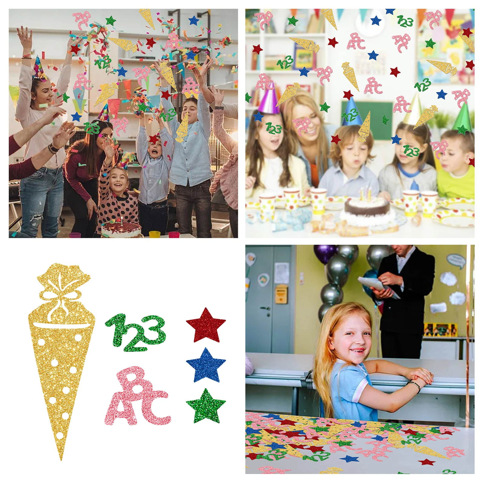 XDDST 100Pcs Back To School Table Confetti School Confetti Centerpiece ...