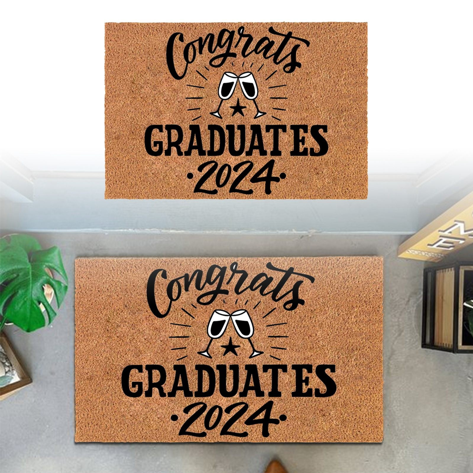 XDDST 2024 Graduation Season Velvet Floor Mats Funny Graduation Season ...