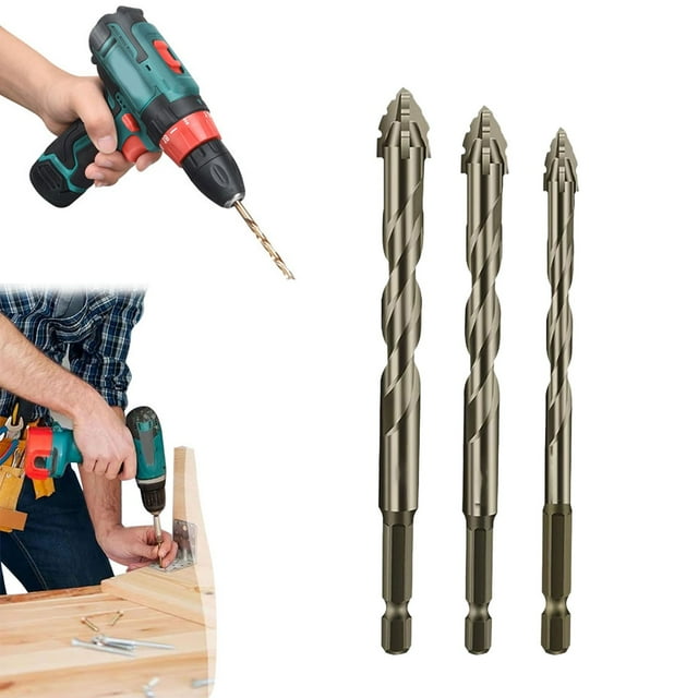 XDDST 4 Flute Drill Bits 2025 High Strength Serrated Eccentric Drill ...