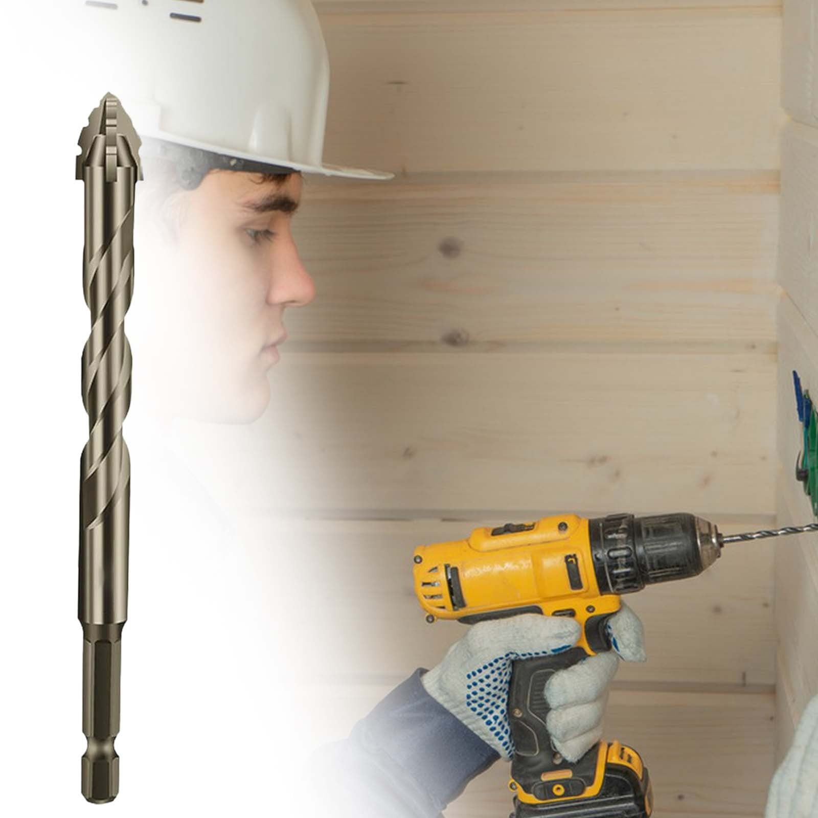 XDDST 4 Flute Drill Bits 2025 High Strength Serrated Eccentric Drill ...