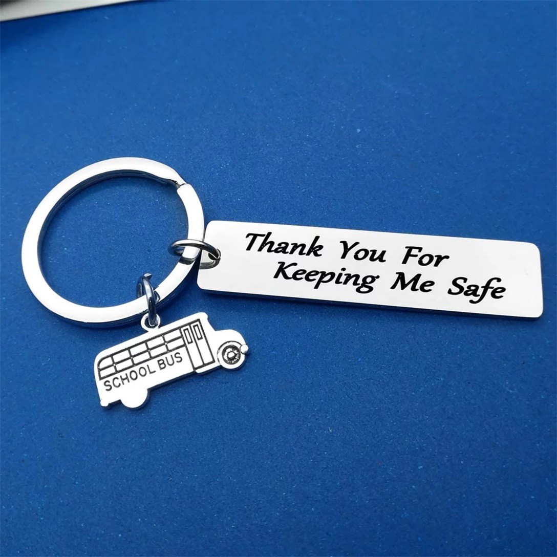 XDDST 5PCS Bus Keychain Bus Driver Appreciation Gift Thank You For ...