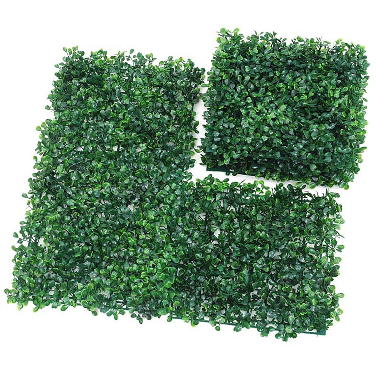 XDDST Artificial Grass Wall Panel Backdrop 10 in 10Pcs Greenery Boxwood ...