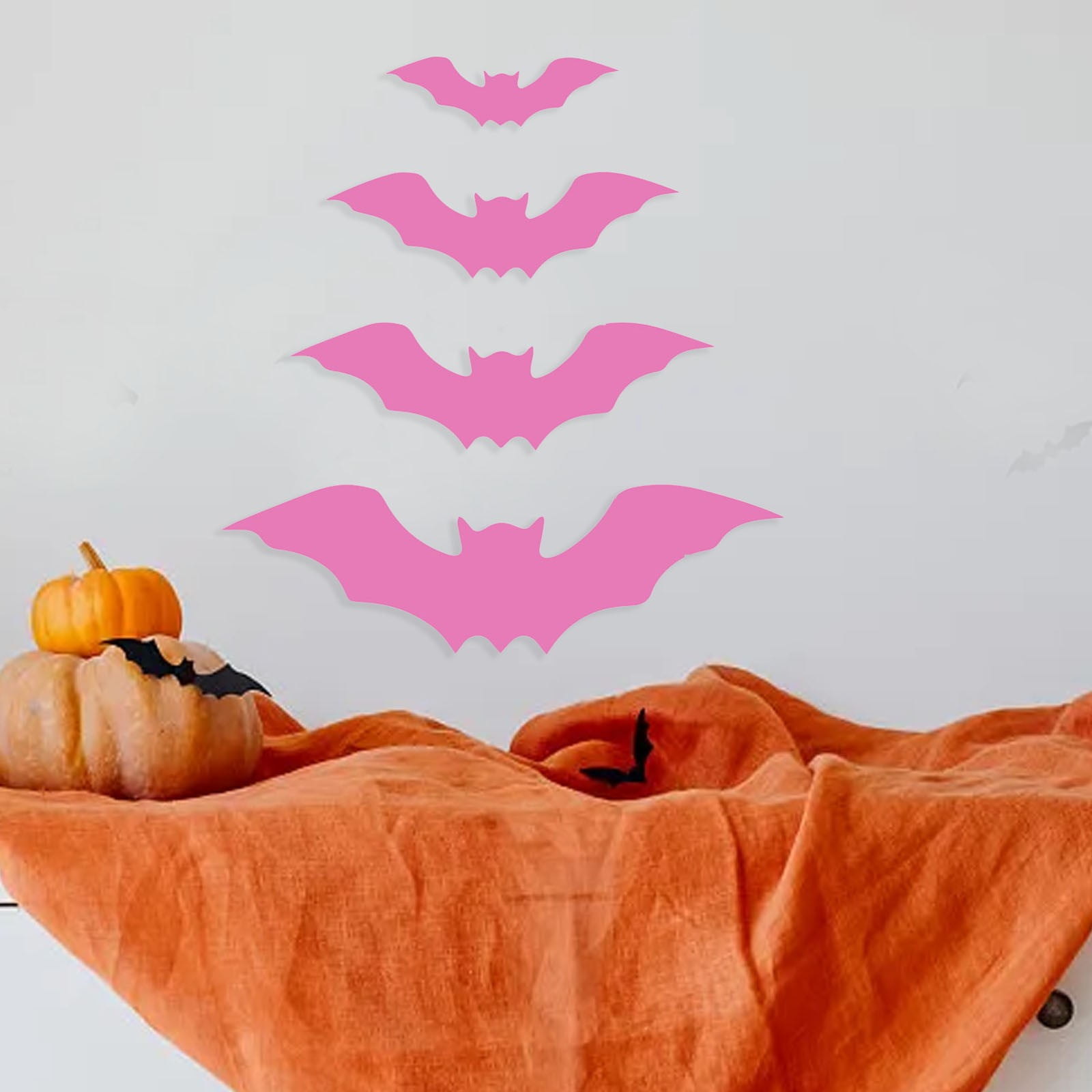 XDDST Bats 3D Black Three Bat Paste Wall Paste Three Bat - Walmart.com