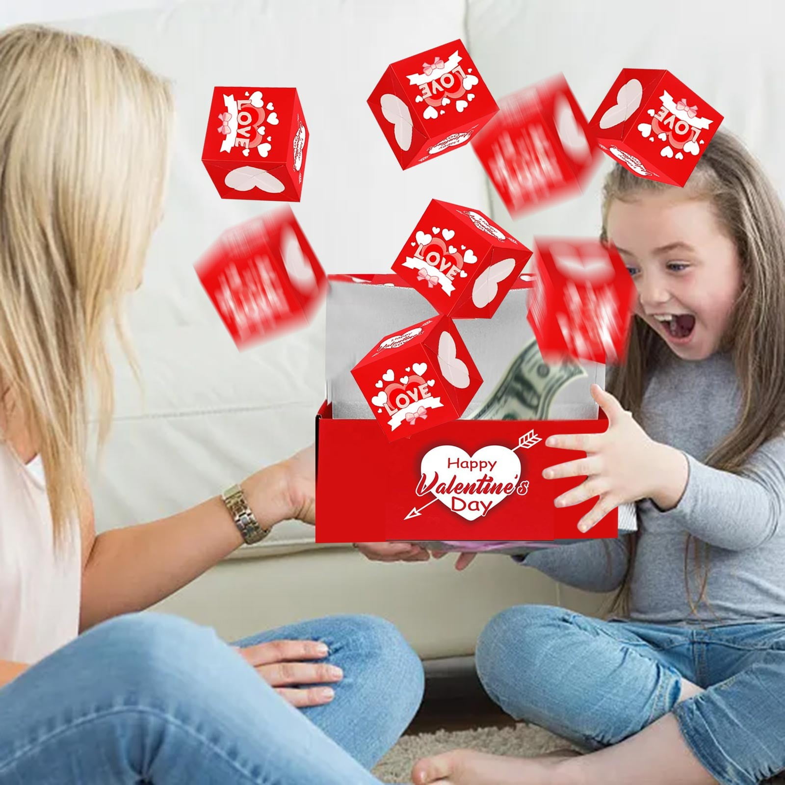 XDDST Birthday Surprise Pop-up Gift Box Folding Bounce Red Envelope Box ...