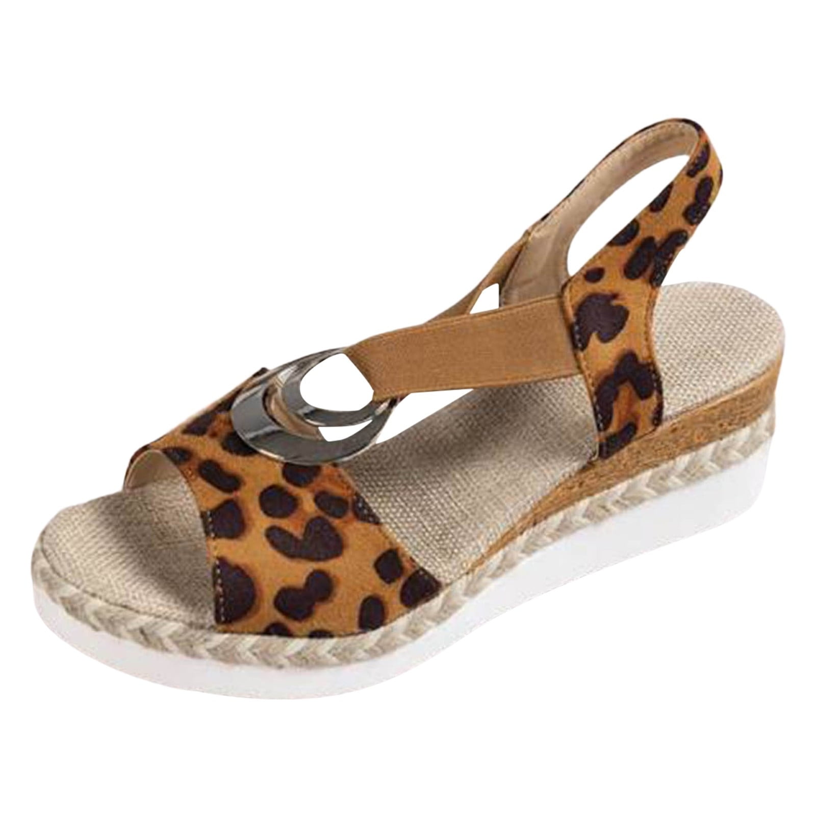 XDDST Brown Women Dress Sandals New Sandals Large Size Foreign Trade ...