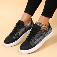 JENN ARDOR Women's Canvas Sneakers, Slip-On Walking Flats, Tennis Shoes ...