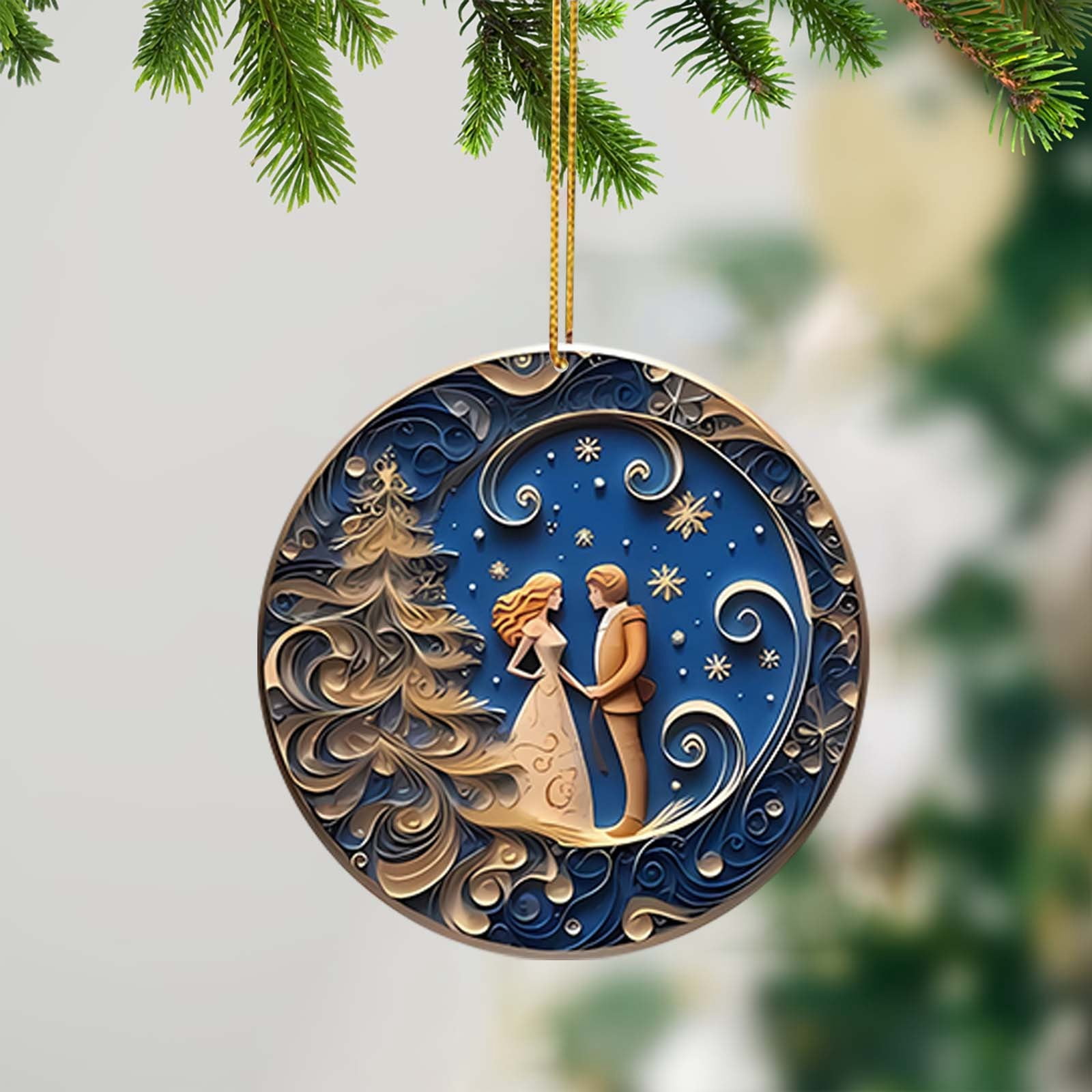 XDDST Christmas Mysterious Tibetan Lazuli Craft Pendant Christmas ...