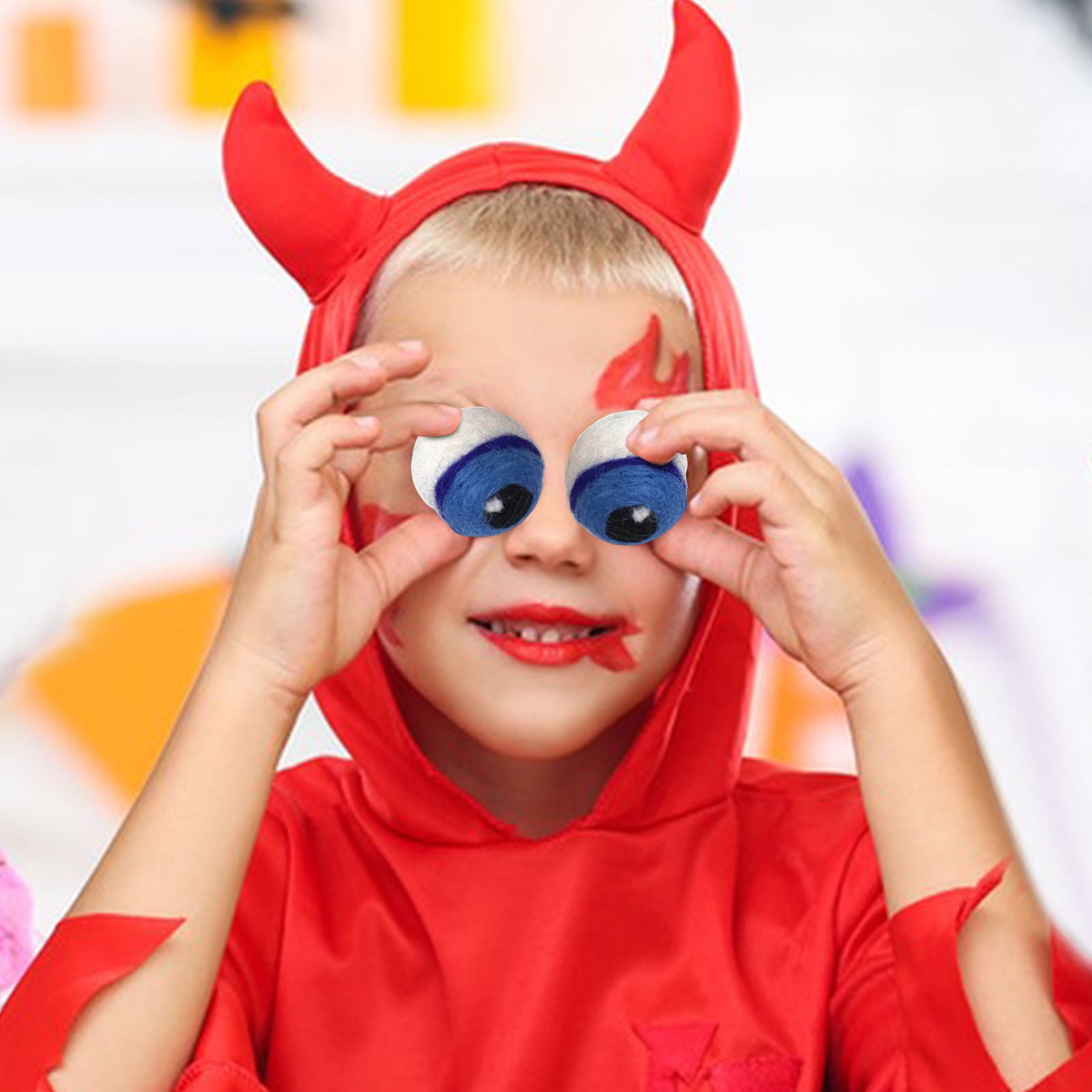 XDDST Halloween Decorations Halloween Decorations Plush Eyeballs Unique Plush Eyeballs ...