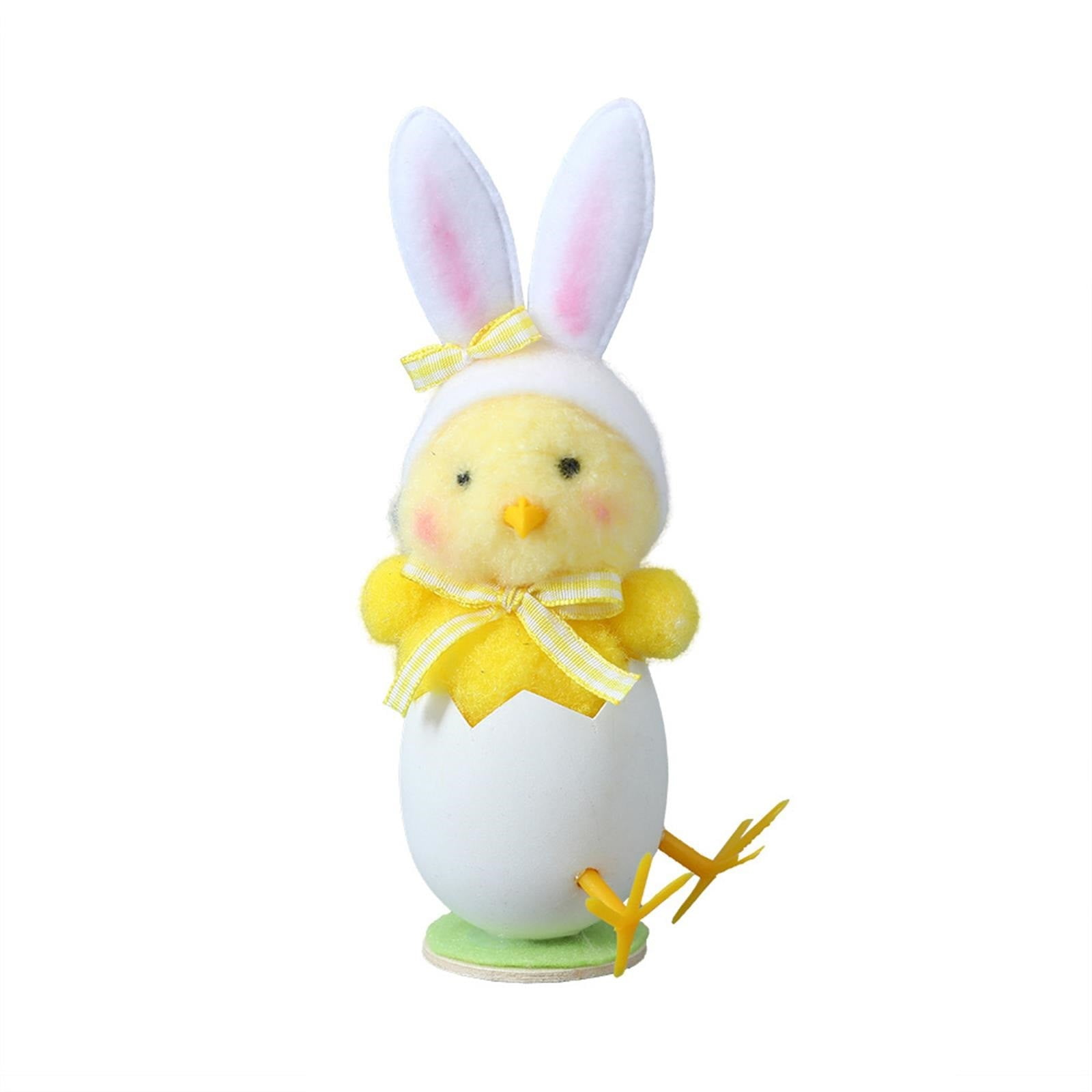 XDDST Easter Chicks Fluffy Chenille Bunny Soft Plush Easter Ornament ...