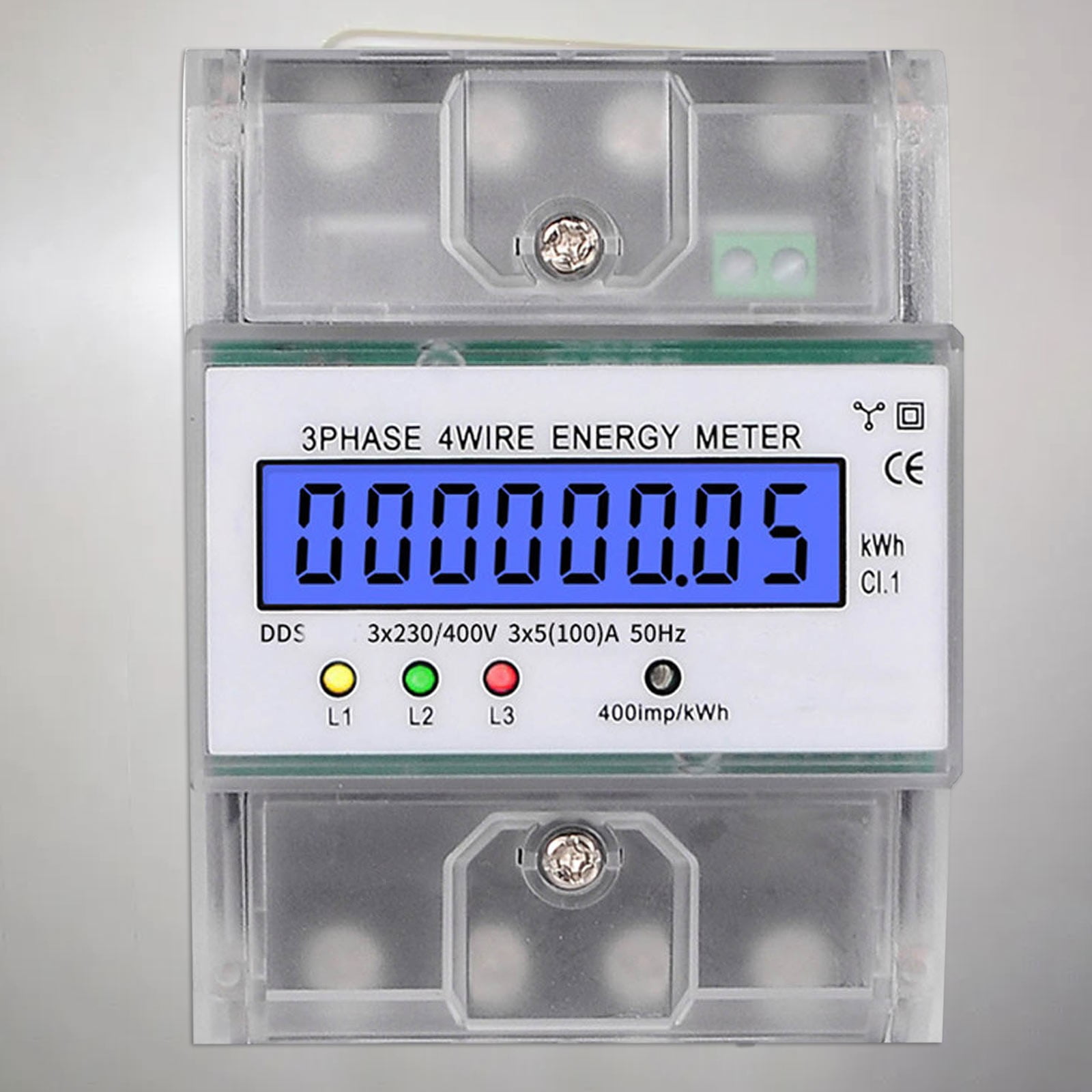 XDDST Electricity Meter 3 Phases 4 Wire Calibrated Three Current Meter ...