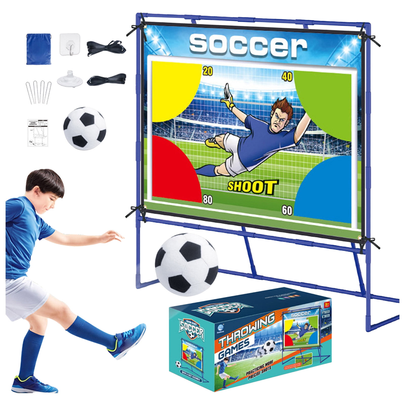 XDDST Football Toss Target Games Indoor Outdoor Backyard Throwing Sport ...