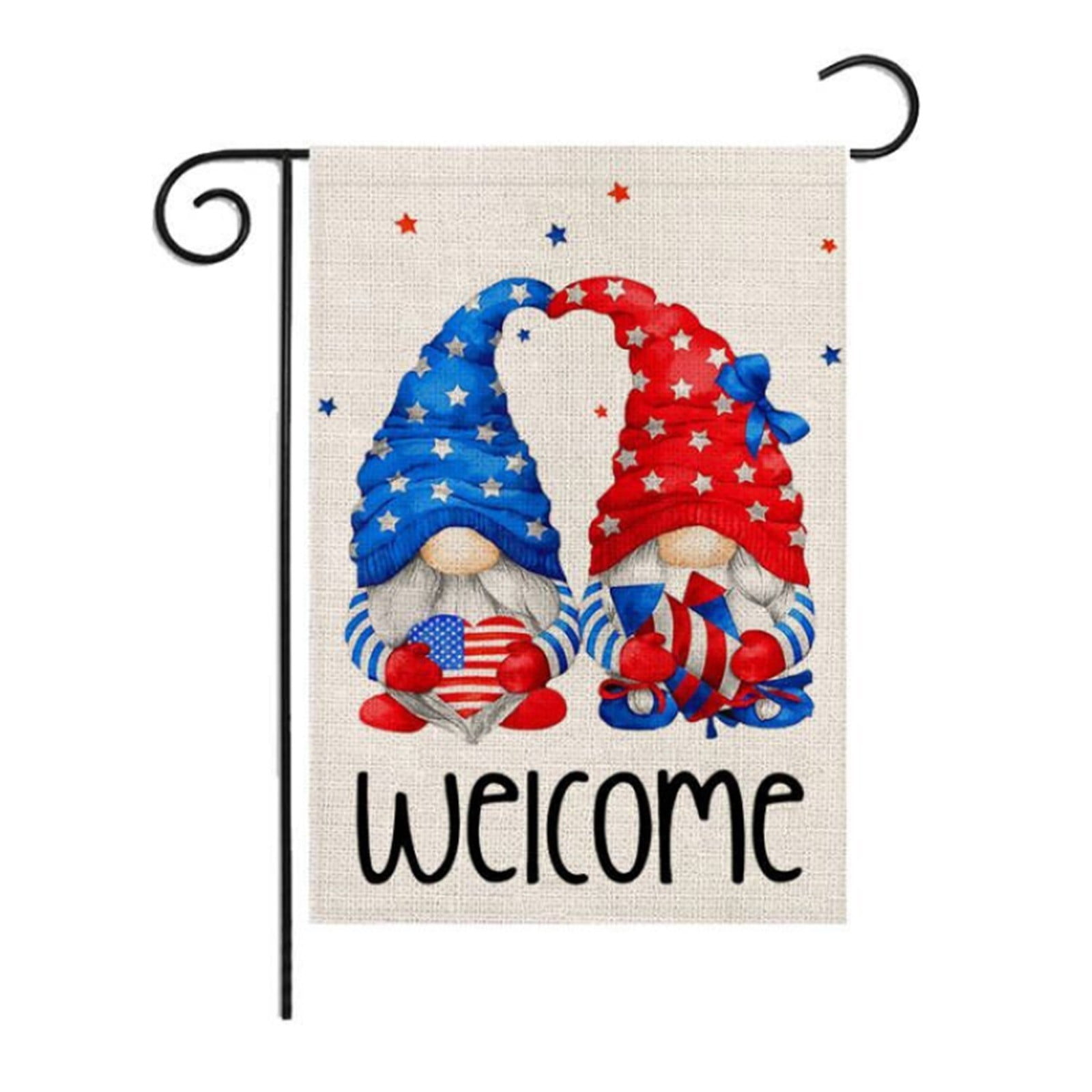 XDDST Garden Flag USA July 4th Independence Day Patriotic Yard Flags ...
