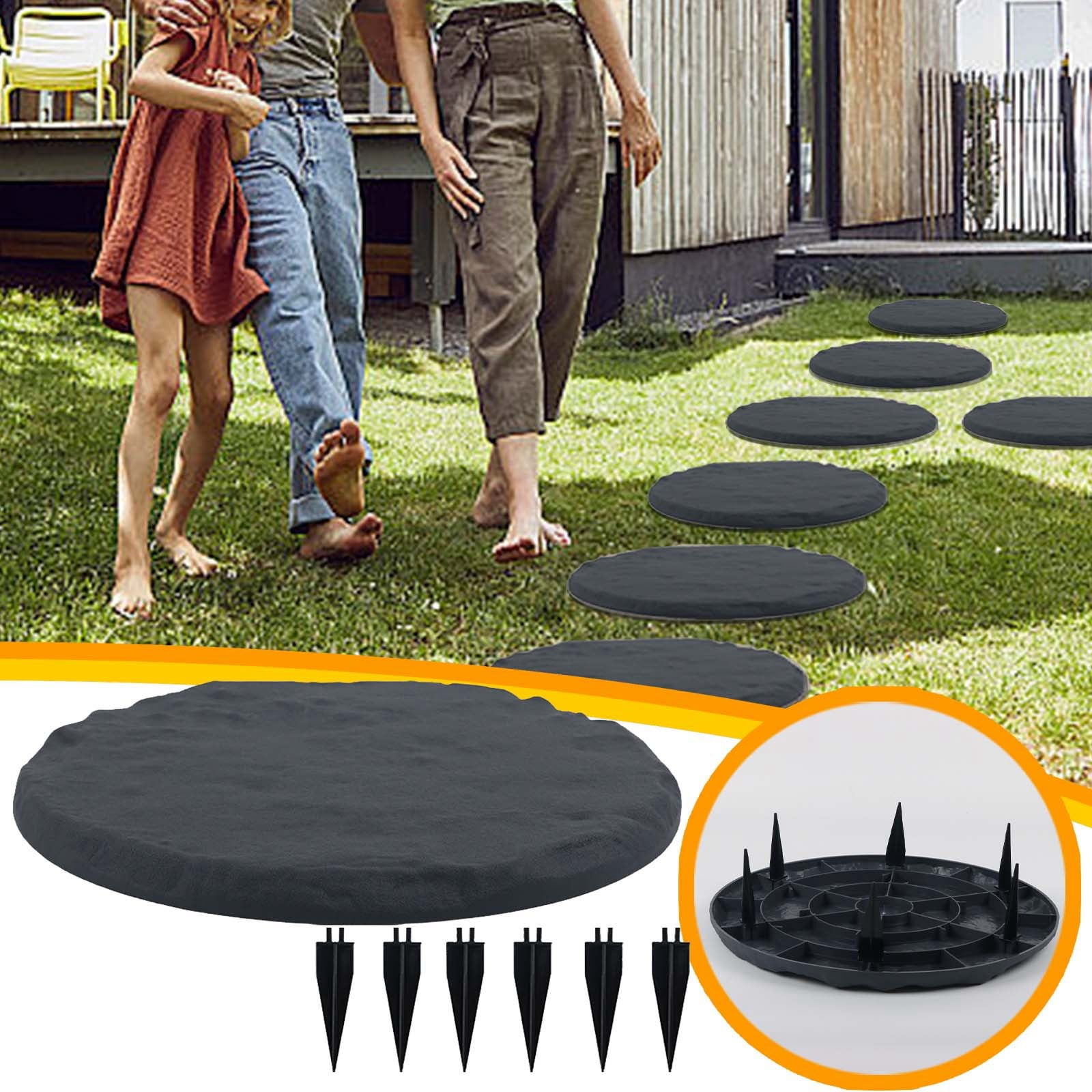 XDDST Garden Stepping Stones with Ground Nails Garden Decoration ...