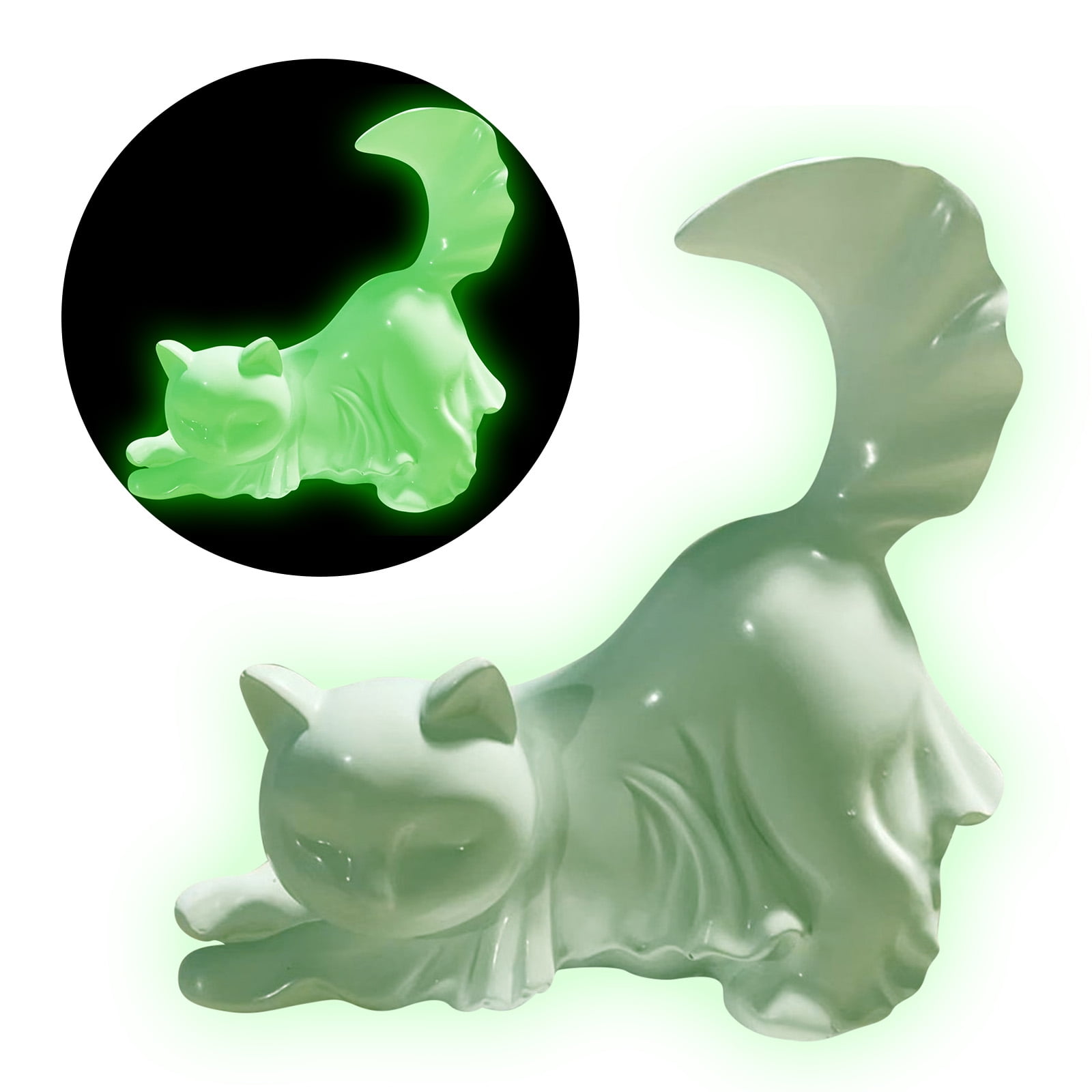 XDDST Halloween Cat Figure Cat Halloween Ornament Cute Cats Halloweens ...