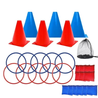 New-Bounce Ring Toss Games for Kids - 4 in 1 Outdoor Carnival Games ...