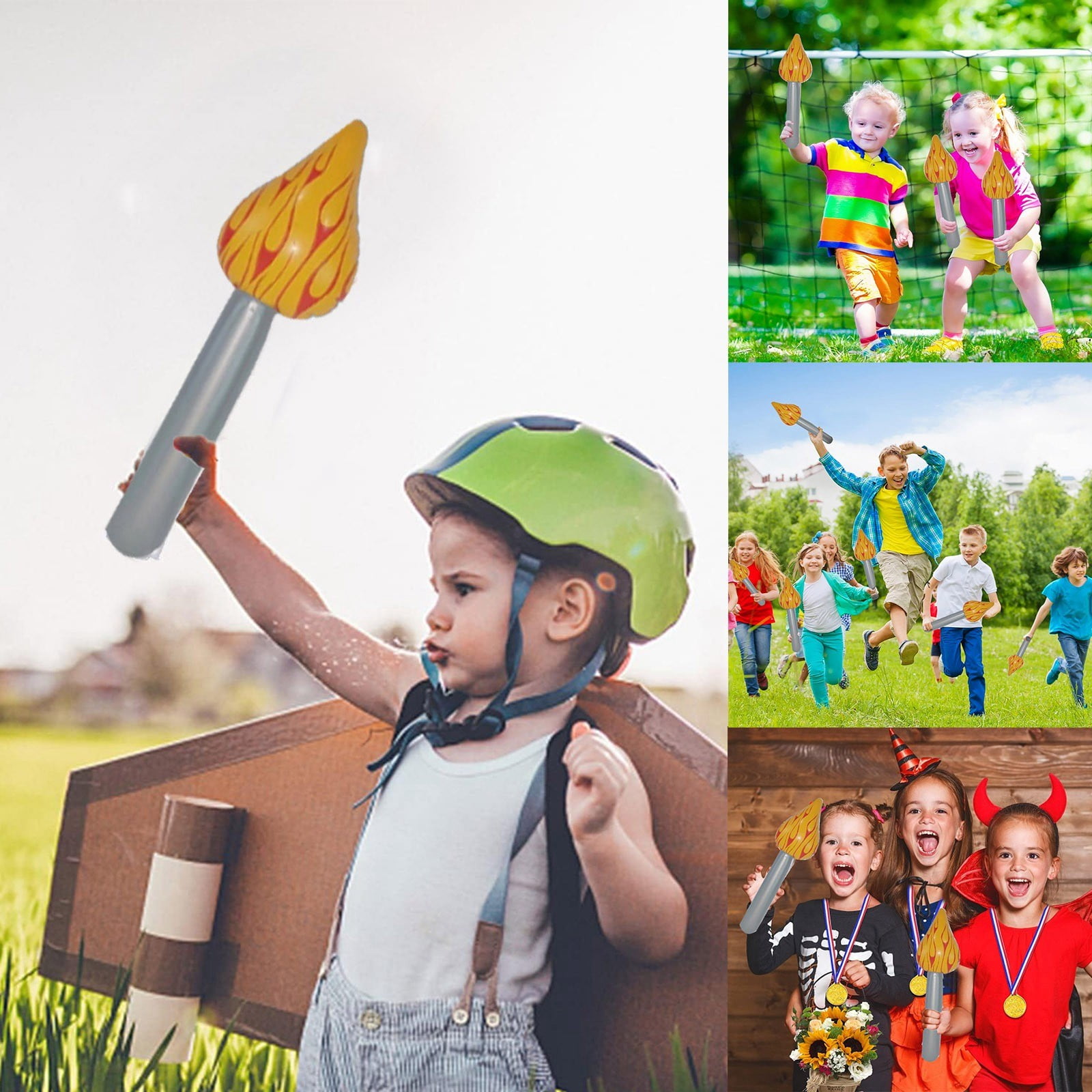 XDDST Inflatable Torch Toy Fun Torch Inflates for Games Torch ...