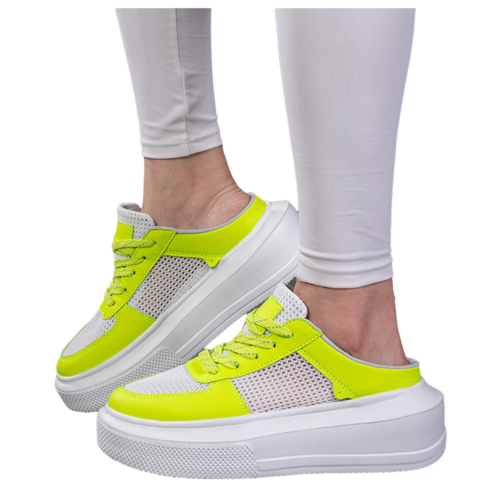 XDDST Large Size Shoes for Women Casual Flat Women's Orthopedic Clogs ...