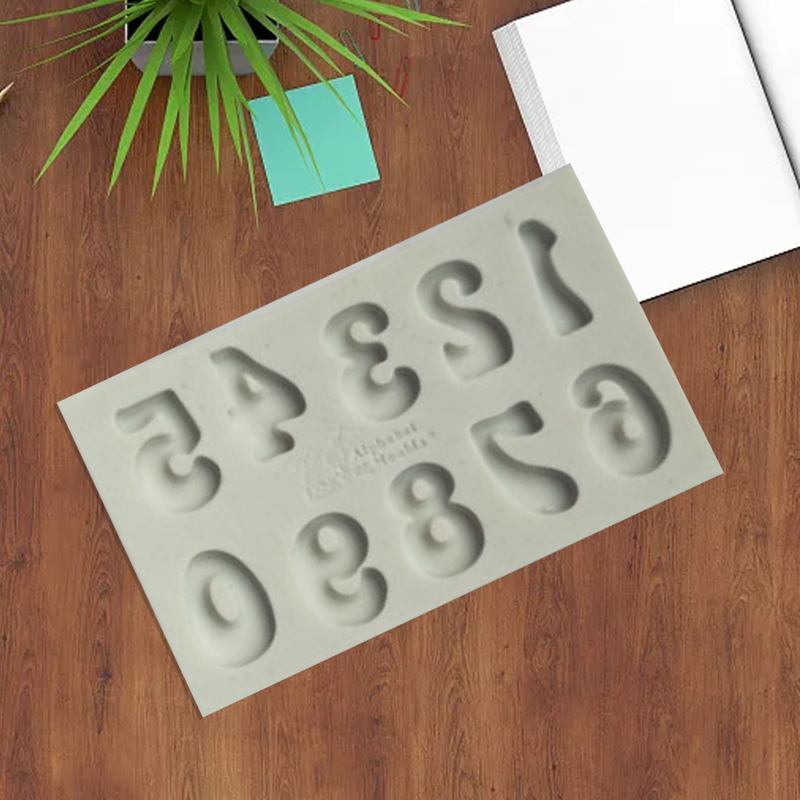 XDDST Letter and Number Silicone Molds for Chocolate Uppercase ...