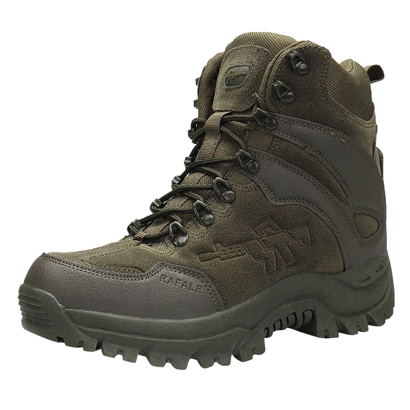 XDDST Mens Walking Shoes Slip On Large Size High Top Outdoor Boots ...