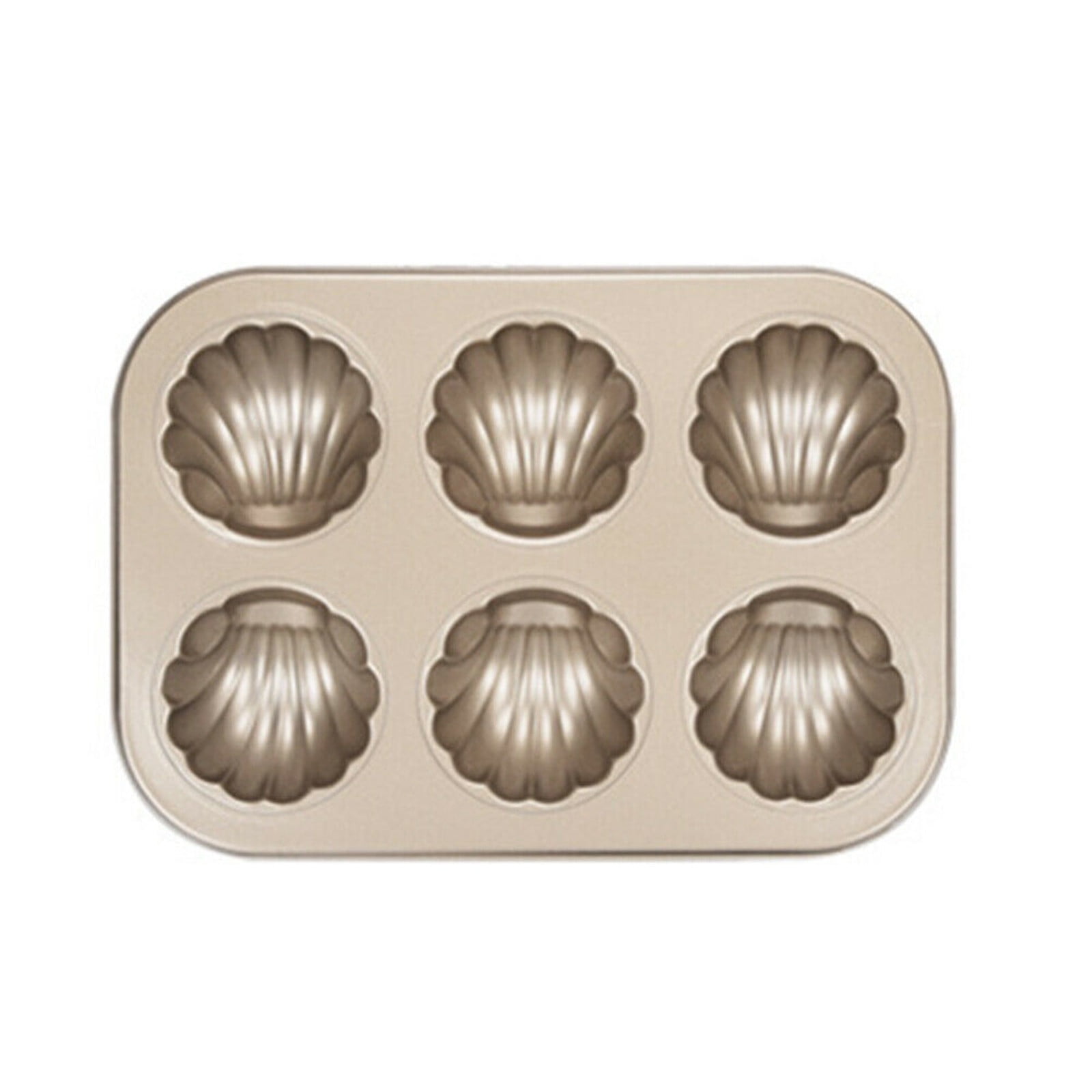XDDST Mini Madeleine mold cake pan 6 Cup non-stick oval Spherical ...
