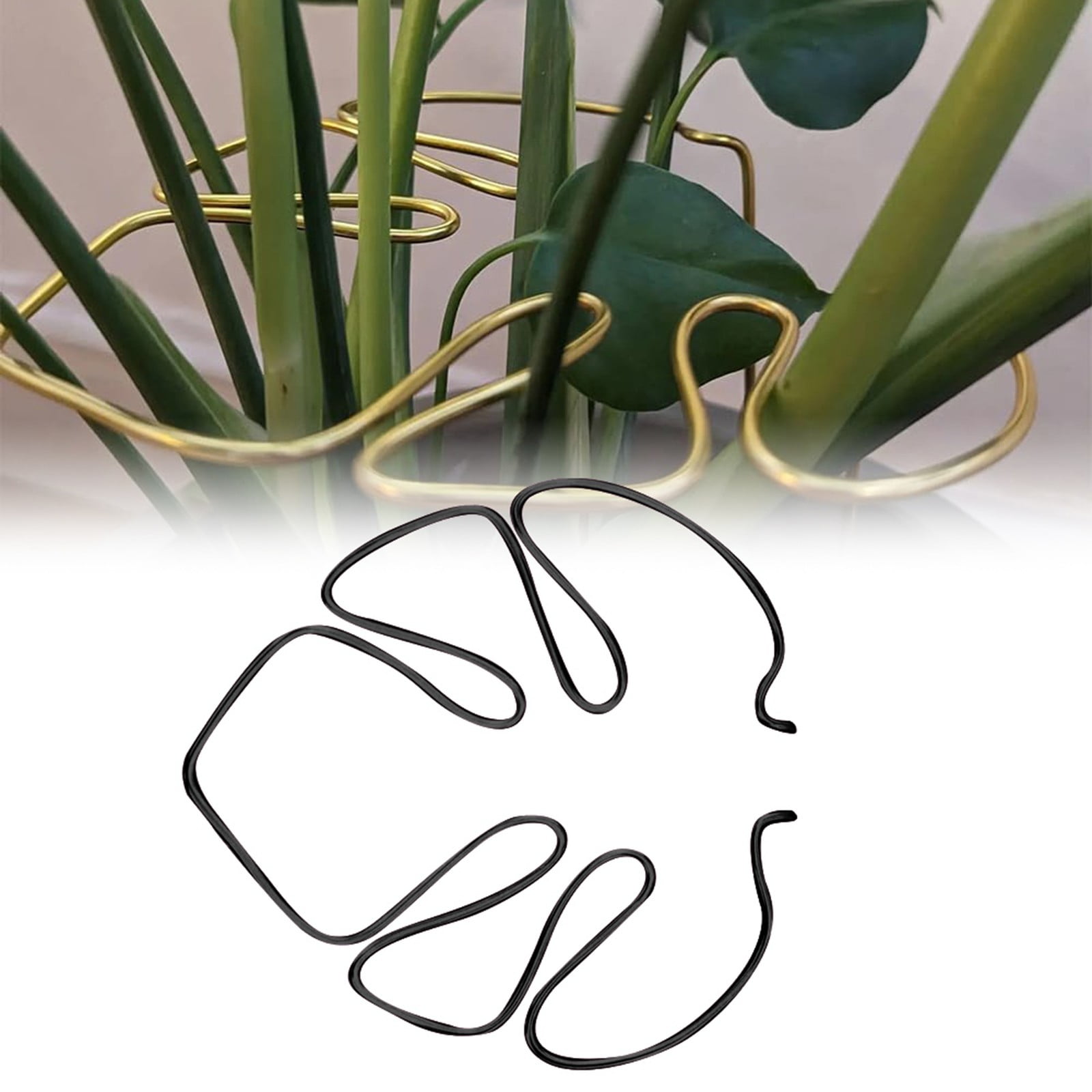 XDDST Monstera Shaped Stand Cute Leaf Shaped Cages and Supports Potted ...